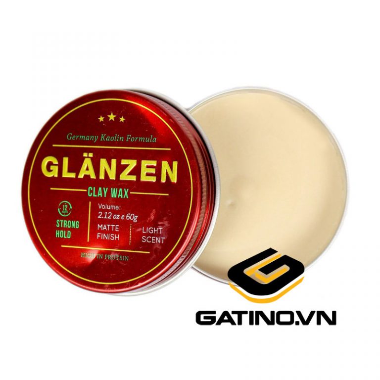 Sáp vuốt tóc Glanzen Clay Wax chính hãng - Gatino